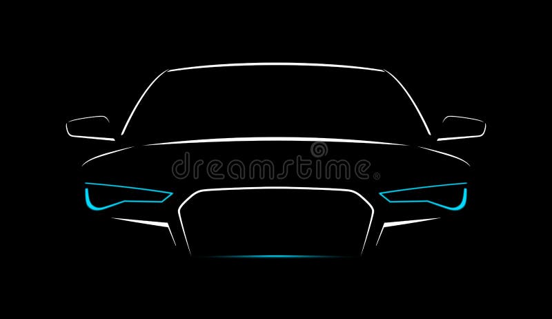 Car Logo Abstract Lines Vector. Vector Illustration Stock Vector ...