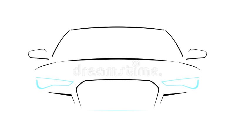 Car Logo Abstract Lines Vector. Vector Illustration Stock Vector ...