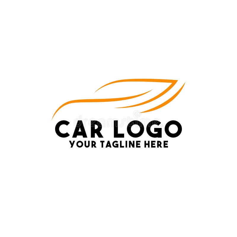 Car Logo Design Modern Concept Art Stock Vector - Illustration of text ...