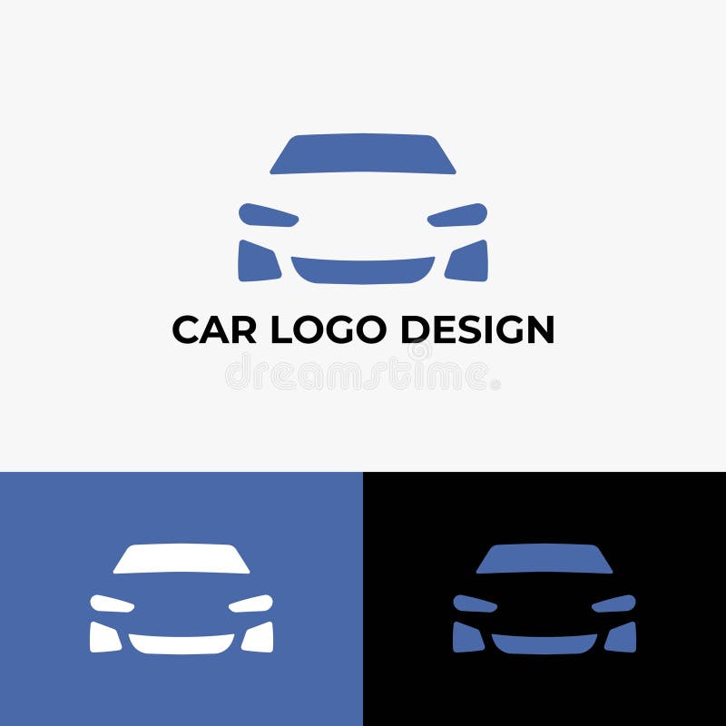 Car Logo with Negative Space Style, Featuring Dynamic and Elegant ...