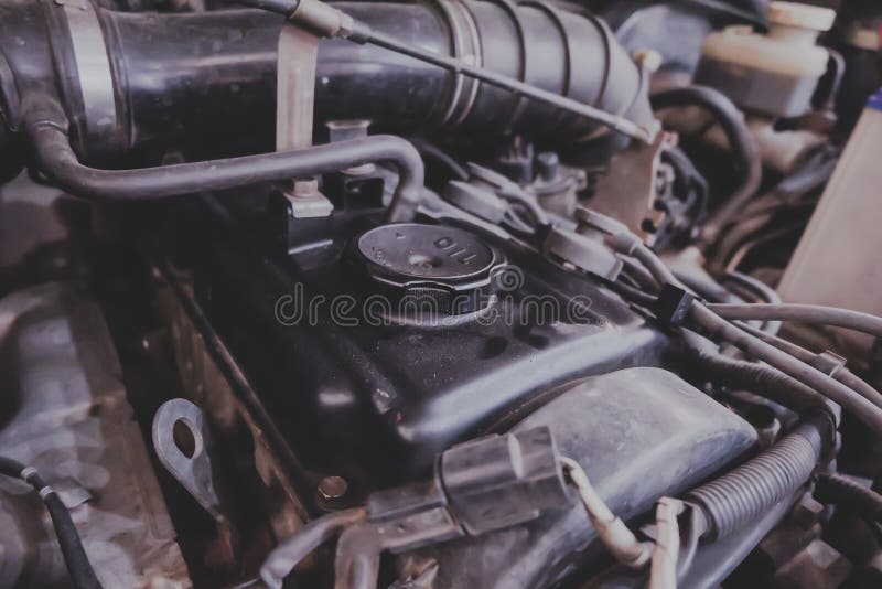 Car Machine Inside editorial stock photo. Image of combustion - 97294083