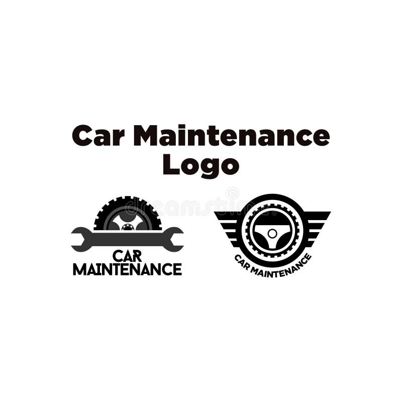 Car Maintenance Logo Template Stock Vector - Illustration of battery ...