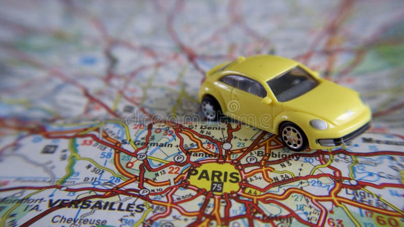 Car on a Map stock image. Image of drive, expectation - 98078493