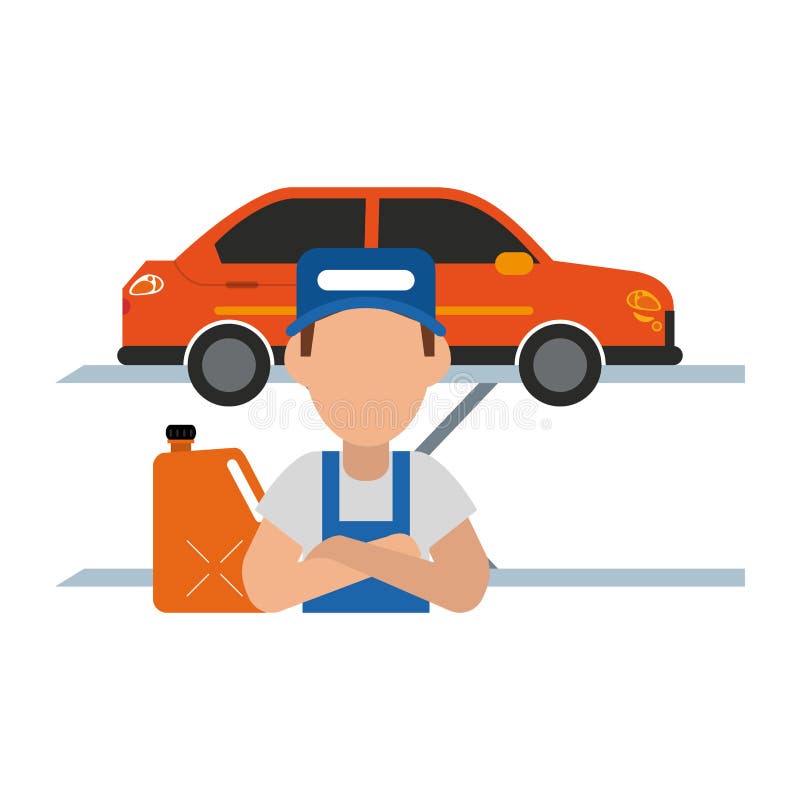 Car mechanic concept stock vector. Illustration of automobile - 135452398