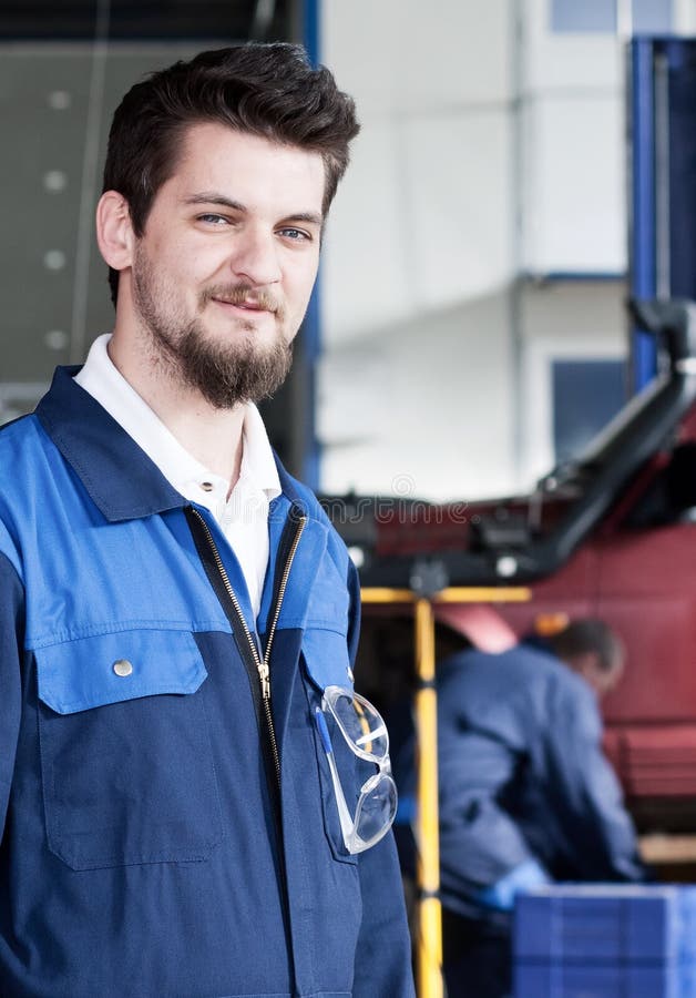 Car mechanic at work stock photo. Image of male, automobile - 40342026