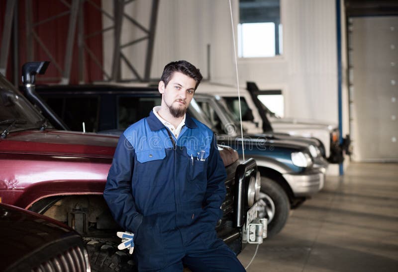 Car mechanic at work stock photo. Image of person, mechanical - 40342054