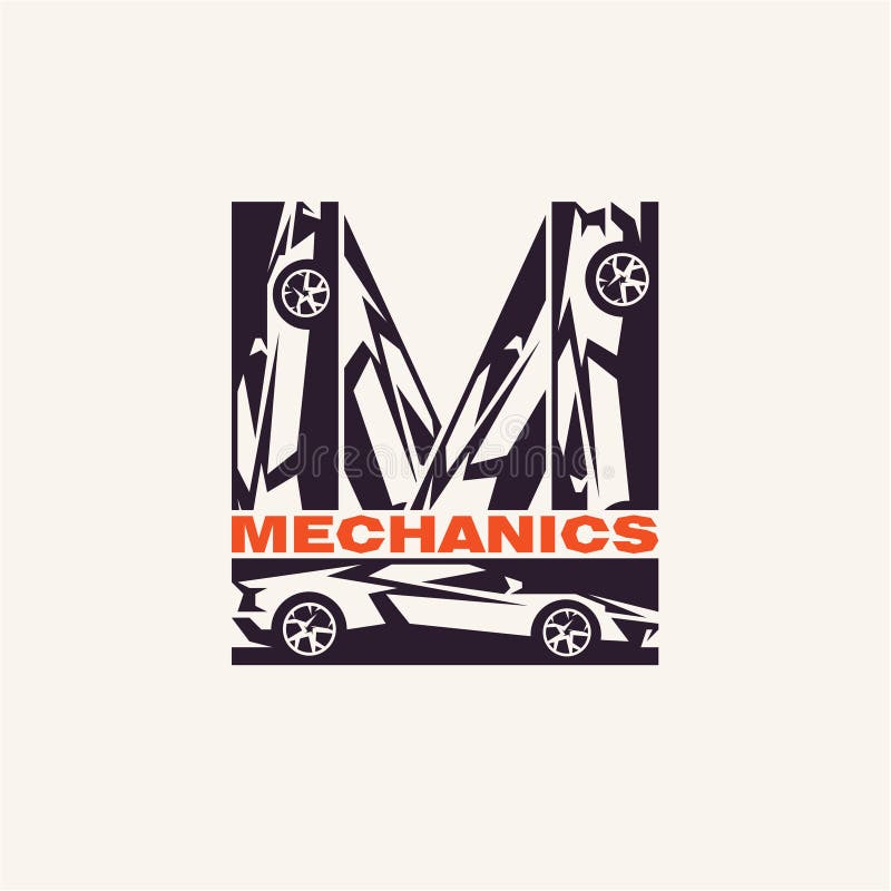 Art Deco Car Mechanic Logo Stock Illustrations – 11 Art Deco Car ...