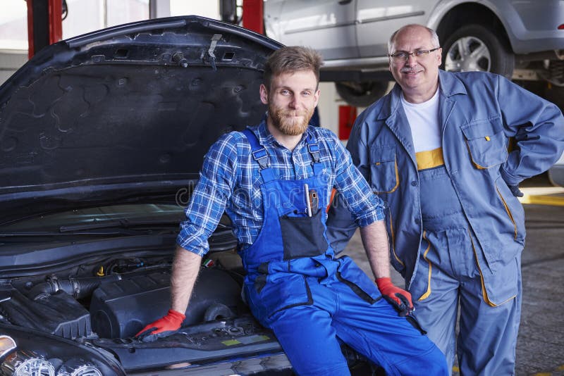 Car mechanics stock photo. Image of land, cooperation - 59129488