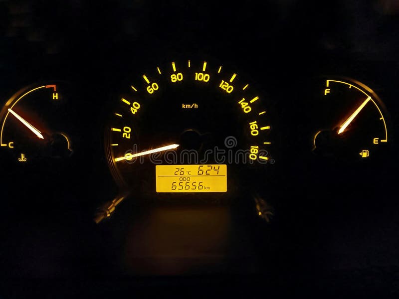 Car meter cluster. stock image. Image of fuel, brand - 281387459