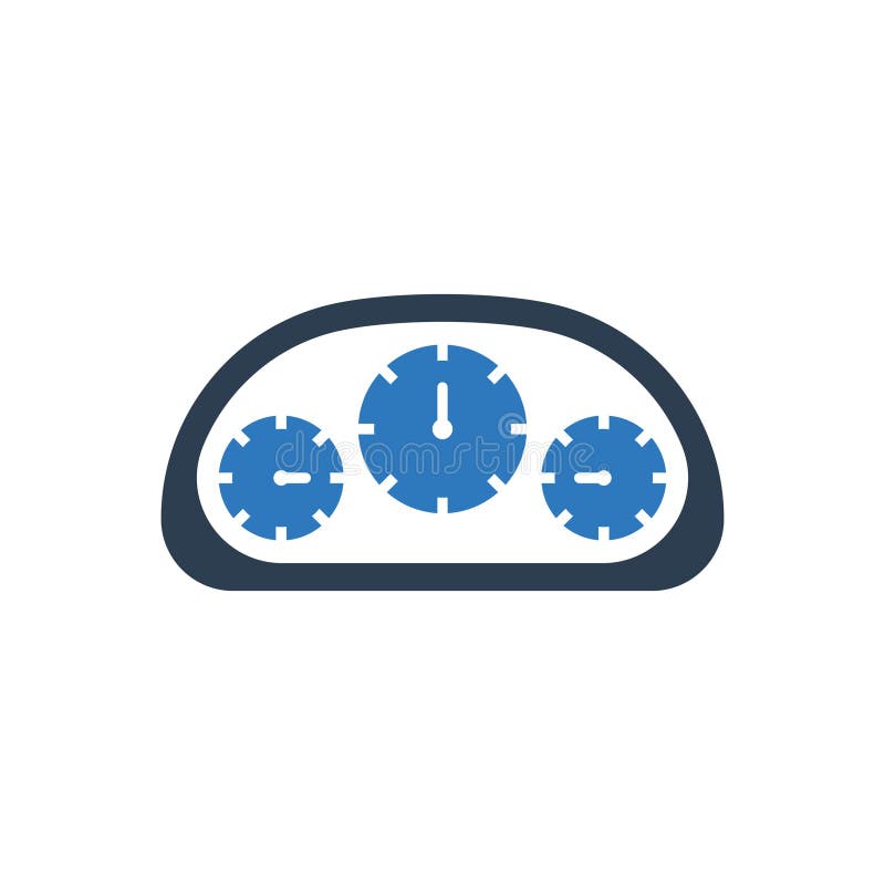 Car meter icon stock vector. Illustration of vector - 374414053