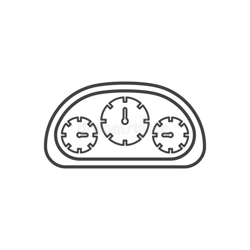 Car Meter Icon stock illustration. Illustration of driving - 374418168