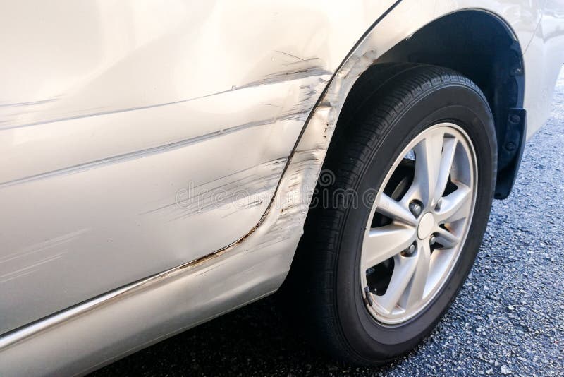 Minor Dent Scratches on Bumper of Car Involved in Accident Stock Image ... Minor Dent Scratches on Bumper of Car Involved in Accident Stock Image ...