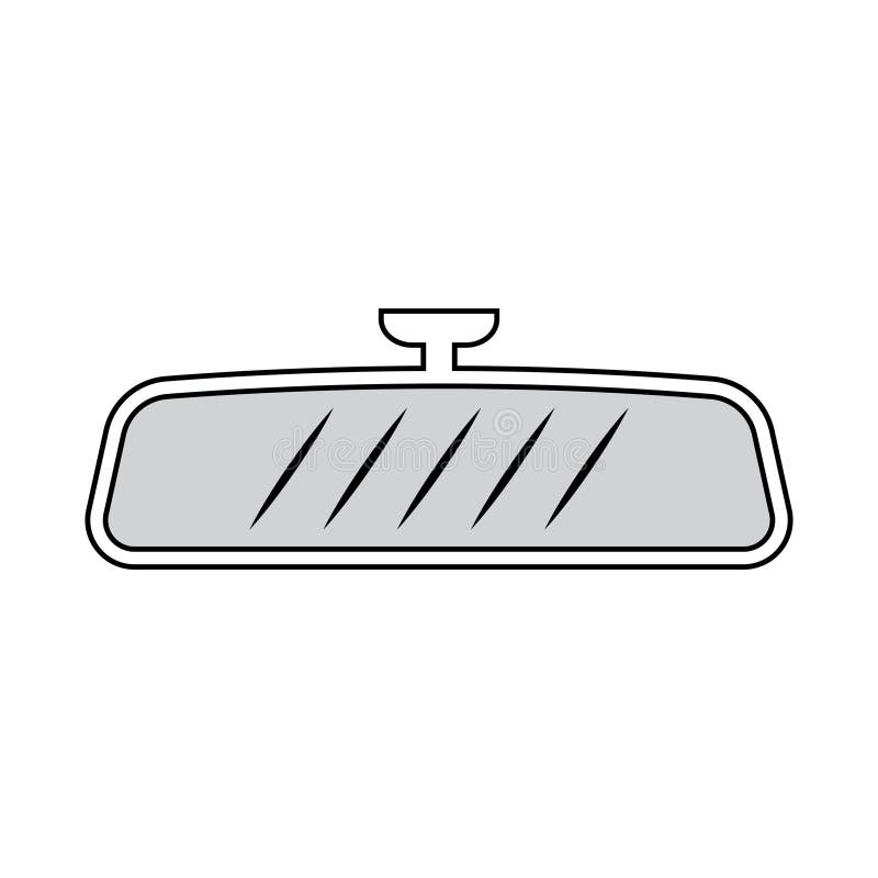 Car mirror icon stock illustration. Illustration of real - 287526825