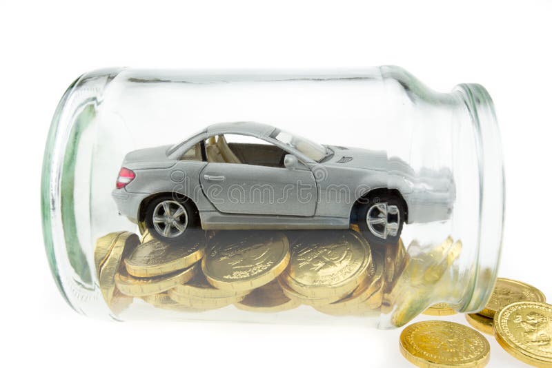 Car Model Golden Coins Jar Stock Photos - Free & Royalty-Free Stock ...