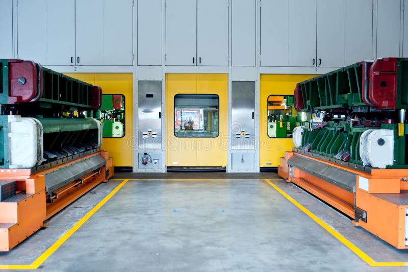Of Car Molding Production Line Stock Photo - Image of cars, lathes ...