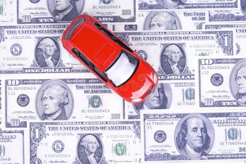 Car and money stock image. Image of market, currency - 21454979