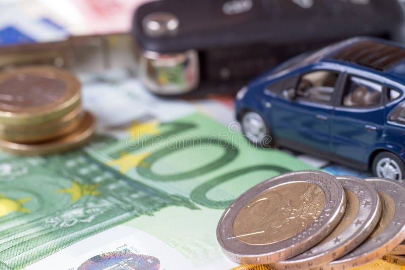 Car and Money stock image. Image of euro, auto, sales - 38151107