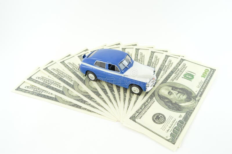 Car and money stock image. Image of investment, dollars - 57962893