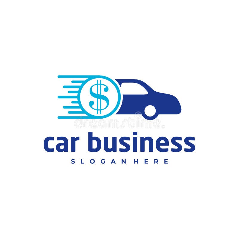 Car Money Logo Vector Template, Creative Car Logo Design Concepts Stock ...