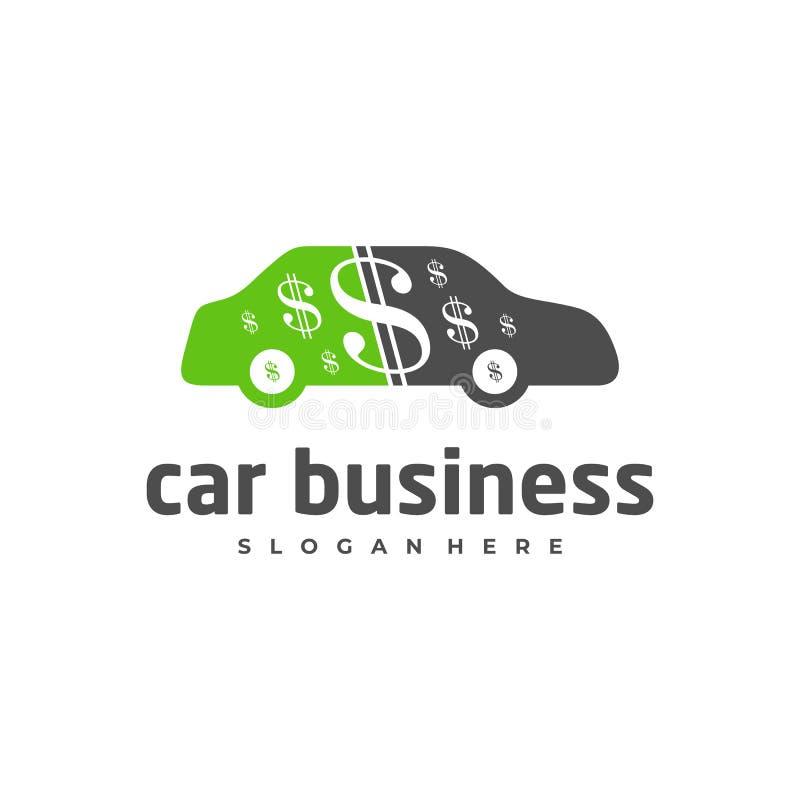 Car Money Logo Vector Template, Creative Car Logo Design Concepts Stock ...