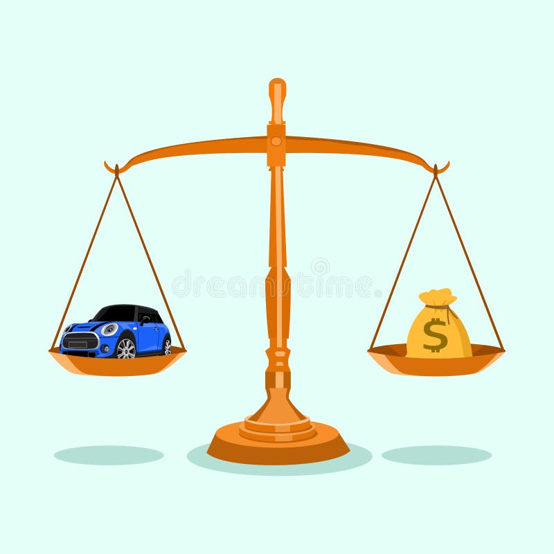 Debt and Car Scales on the Idea that There is Not Enough Money for Car ...