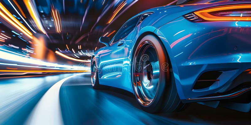 A Car in Motion on the Highway Stock Photo - Image of asphalt, cars ...