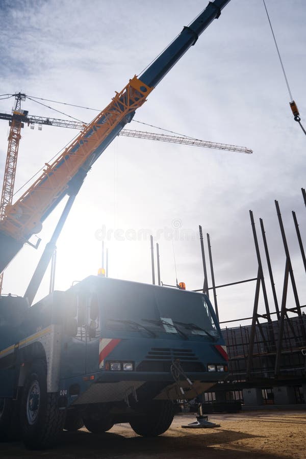 Car Mounted Crane Low Angle View Stock Photos - Free & Royalty-Free ...