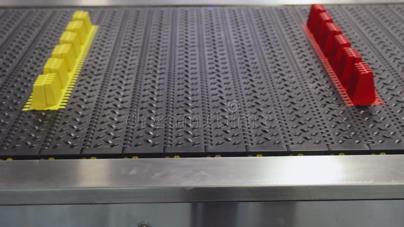 Car Moving Conveyor stock video. Video of industry, automated - 284801339