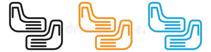 Car Mud Flap Icon Vector Logo Set Collection for Web App Ui Stock ...