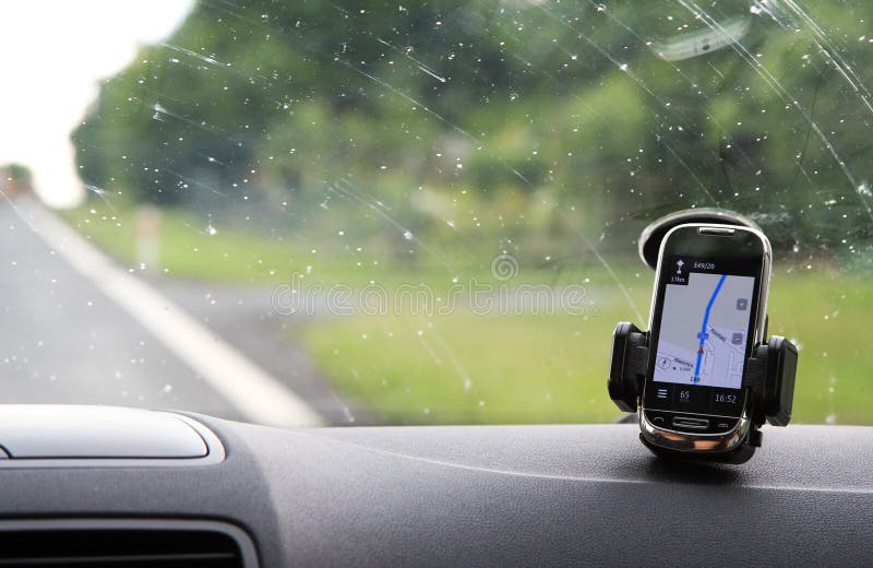 Car navigation stock image. Image of satellite, personal - 25600523