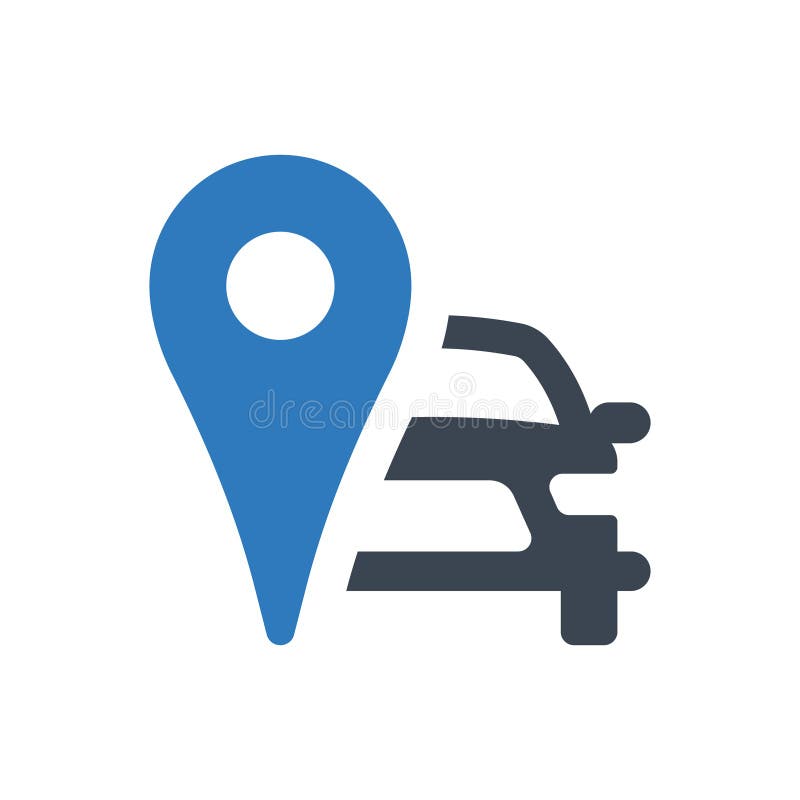 Car navigation icon stock vector. Illustration of sign - 262612776