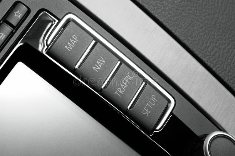 Car navigation panel stock image. Image of panel, information - 24112089