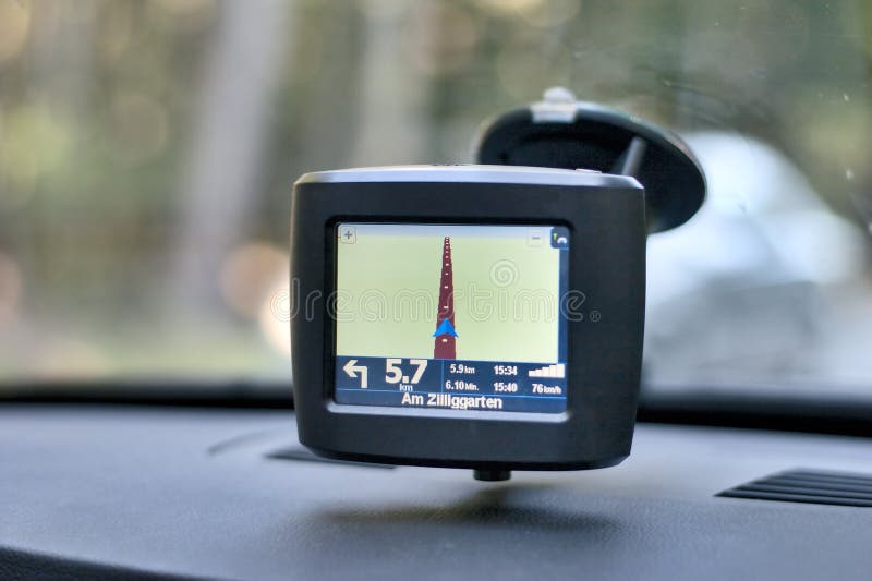 Car Navigation System stock photo. Image of control, windscreen - 3228742