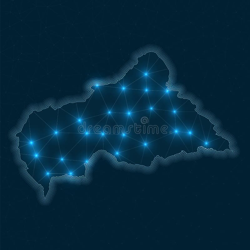 CAR network map. stock vector. Illustration of bright - 236216762