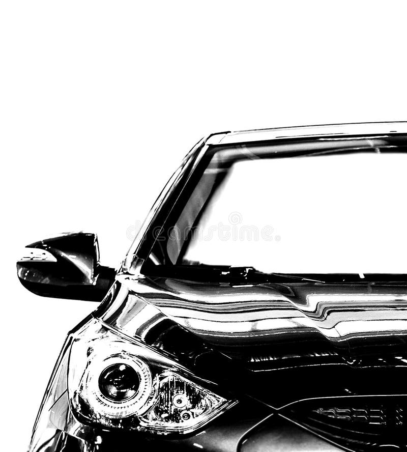 Car stock image. Image of outline, shadow, black, monochrome - 122154235