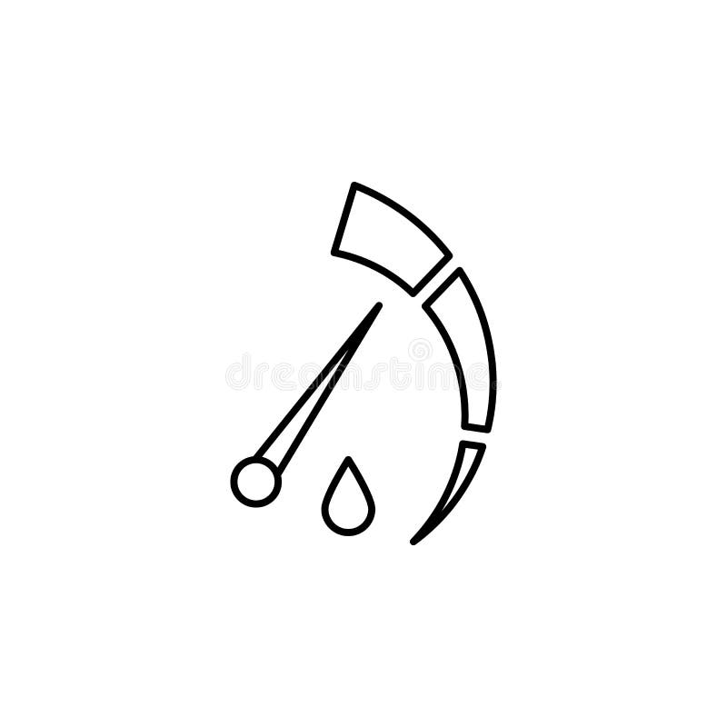 Car Oil Level Icon. Element of Car Workshop Icon for Mobile Concept and ...