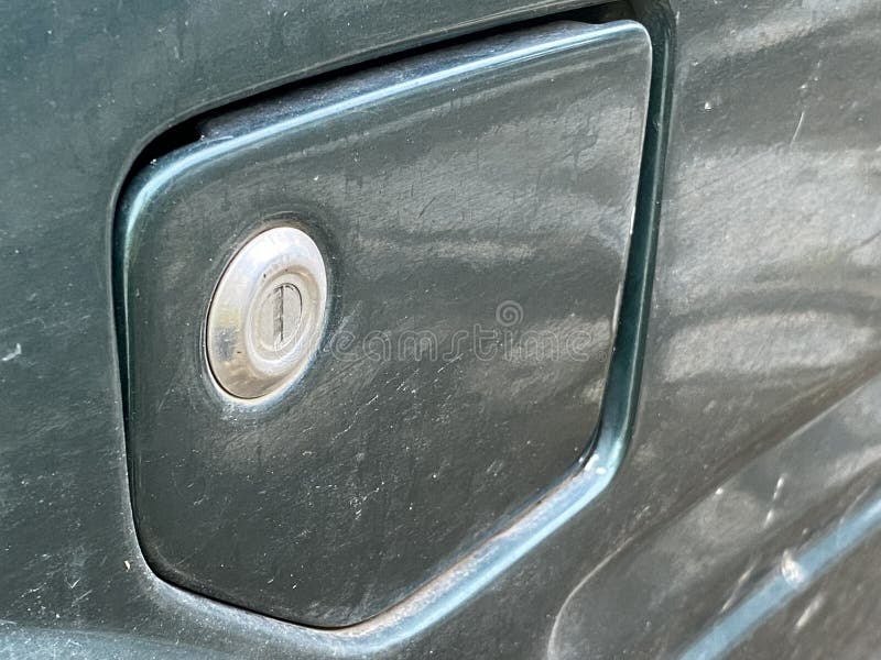 Car oil tank stock image. Image of vehicle, silver, automotive - 261120449