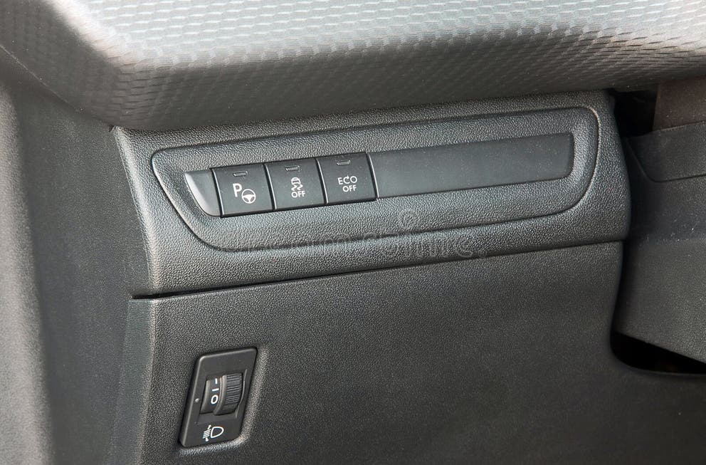 Car panel buttons stock image. Image of numbers, drive - 91691147