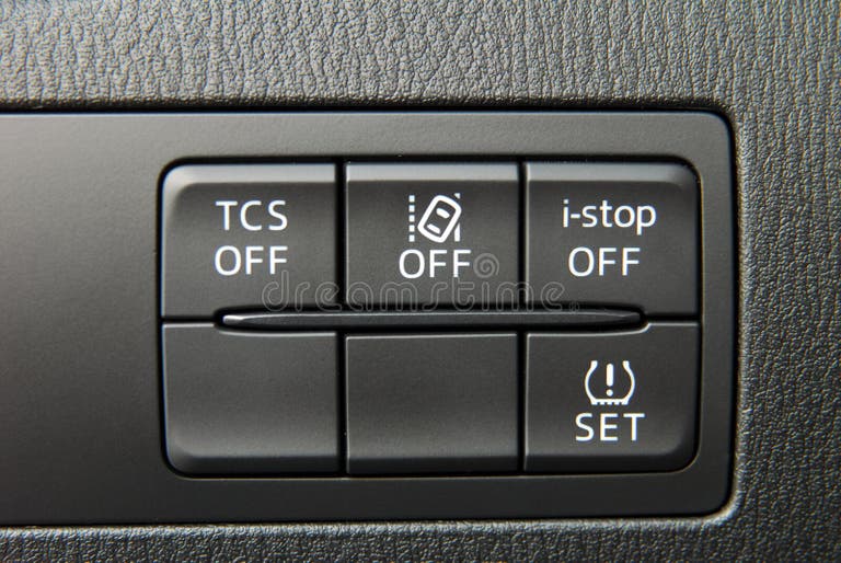 Car panel buttons stock photo. Image of inside, panel - 93458502