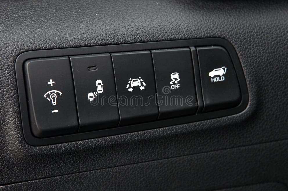 Car panel buttons stock photo. Image of drive, inside - 91044502