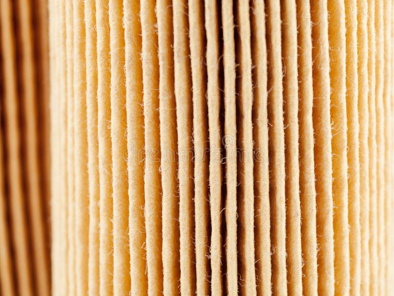 Car Paper Air Filter Surface, Focus Stacking Stock Photo - Image of ...