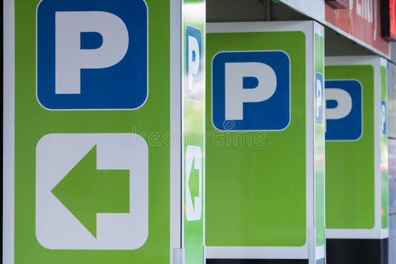 Car park sign stock photo. Image of entrance, parking - 68358070