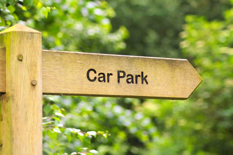 Car park sign stock photo. Image of nature, natural, outdoors - 73702748