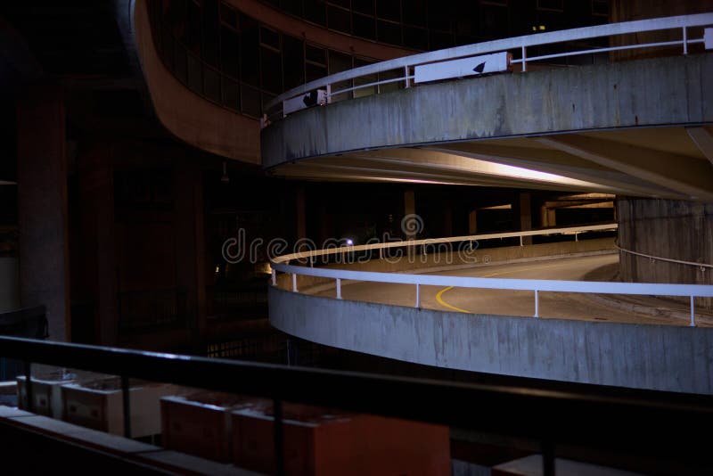Car park spiral ramp stock image. Image of spiral, architecture - 1762143