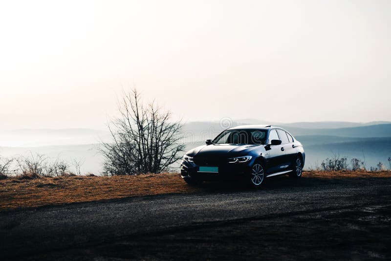 Car in the Nature with Nice Background Stock Image - Image of parked ...