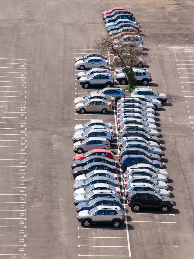 Car parking stock photo. Image of gray, carpark, crowded - 12060172