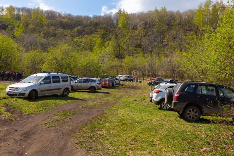 Car Parking in the Forest on a Glade in Violation of All the Rules ...