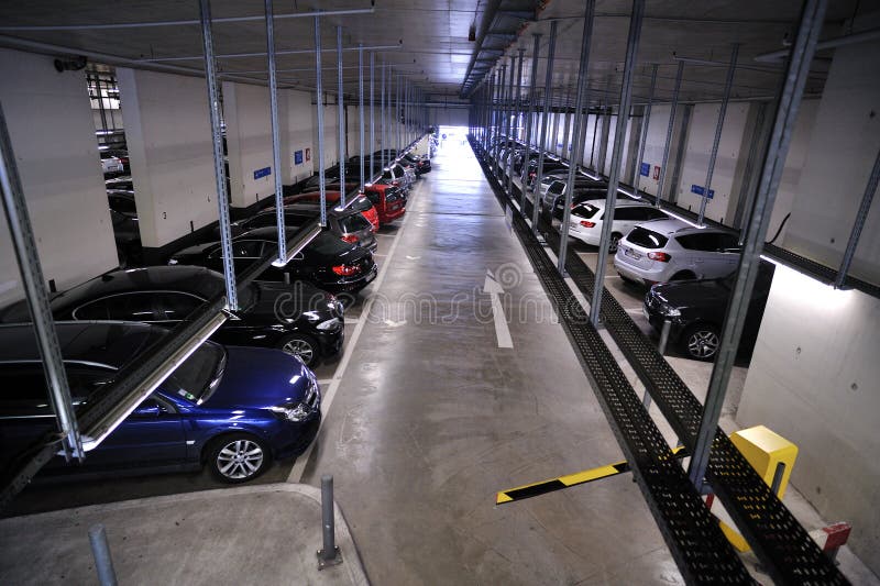 Underground parking lot editorial photo. Image of vehicle - 21347161