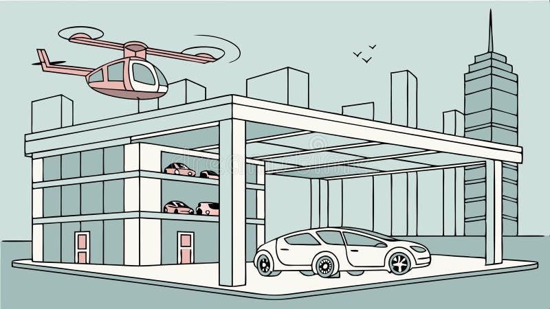 Car Parking Garage, Multi Level Parking, Urban Parking, City Garage ...