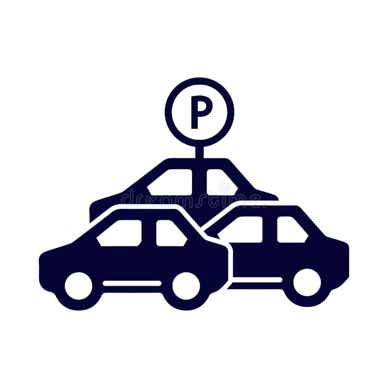 Car, Parking, Parking Sign, Car Parking Icon Stock Vector ...